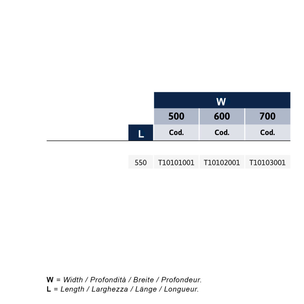 Writing stand with welded tube structure on castors - Primaer