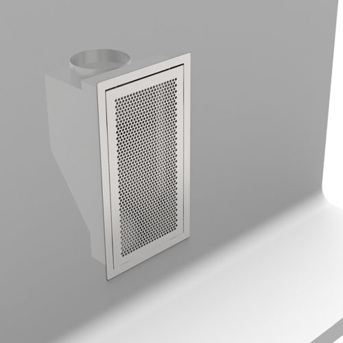 Intake air grilles for recessed wall mounting - Primaer