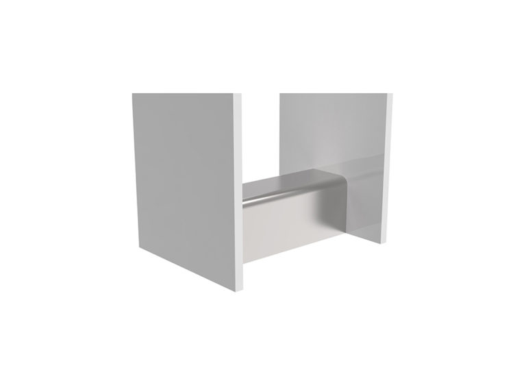 Step-over bench with shoe compartments - Primaer